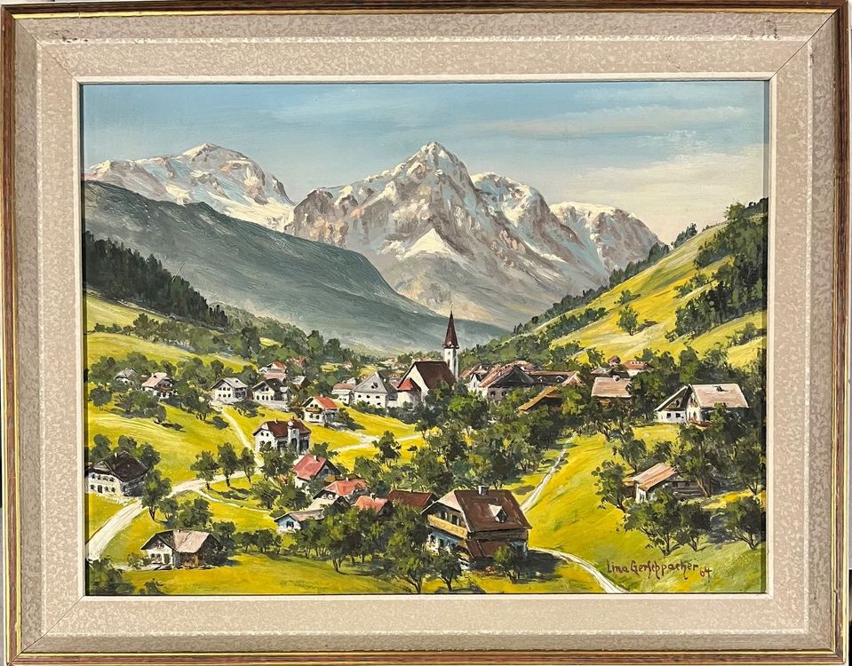 LINA GERSCHPACHER OELGEMÄLDE SIGNIERT MIT RAHMEN (Gebraucht) in Gersau für CHF 95 – mit ...