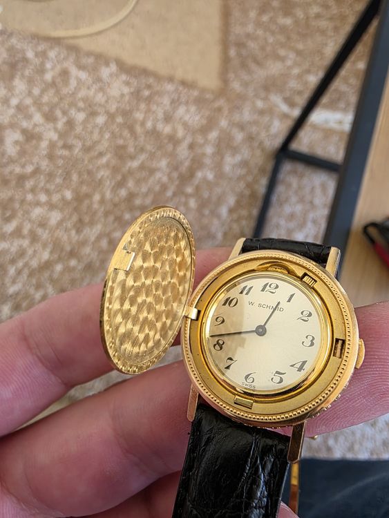 Montre de collection W. Schmid en or 1911 - 10 dollars 22k (D'occasion ...