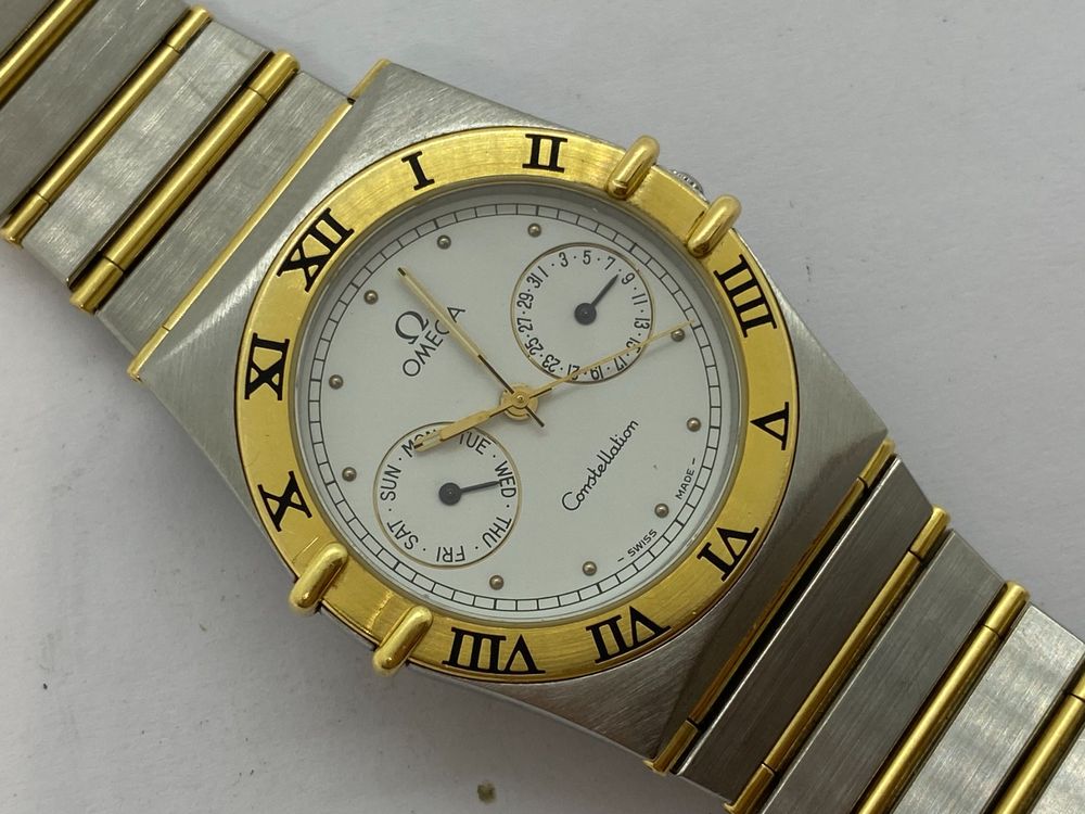 OMEGA Constellation Daydate 33mm 1988 Quarz läuft //F784 (Gebraucht) in ...