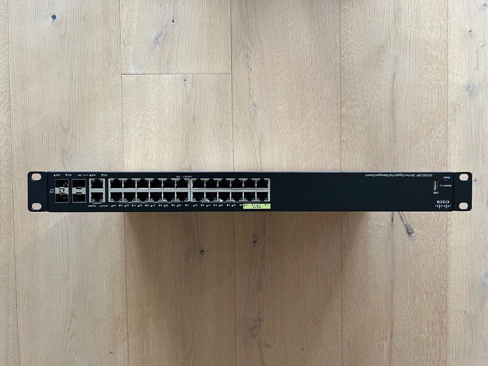 POE Managed Switch Cisco SG350-28p (SG350-28P-K9 V03) (Gebraucht) in St ...
