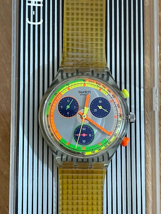 Swatch Chrono Jelly Stag neu SCK 104 1993 (Neu und originalverpackt) in ...