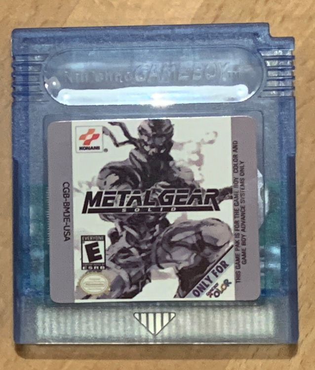 Metal Gear Solid für Gameboy Color | Kaufen auf Ricardo