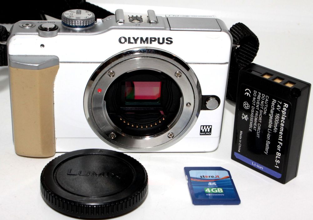 OLYMPUS E PL-1 (Gehäuse) + 1 Akku + 1 SD-Card (Gebraucht) in für CHF 45 – mit Lieferung auf ...