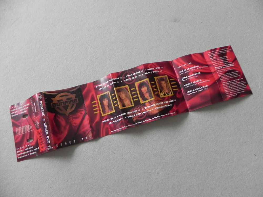 MC Musikkassette Hardrock Heavy Metal Band Bonfire 1991 (Neu (gemäss Beschreibung)) in Siebnen ...