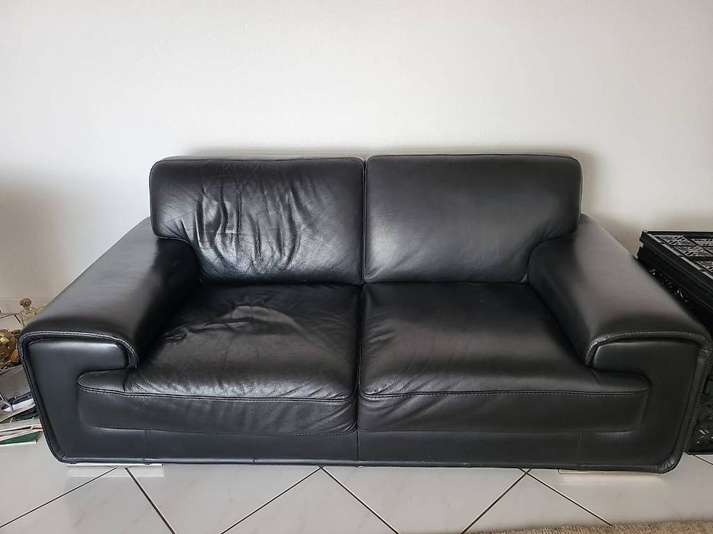 Canapé en cuir en bon état 180/90cm à vendre (D'occasion) à Wettingen ...