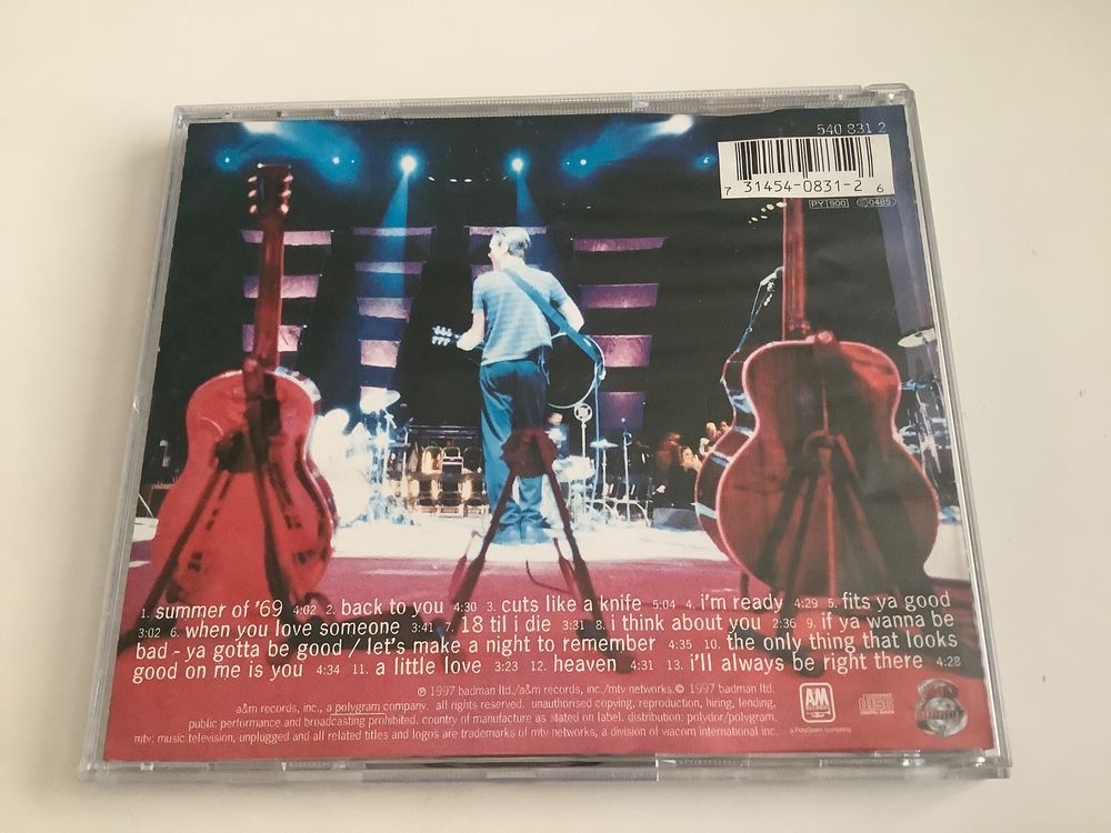 Bryan Adams / MTV / unplugged / 1997 | Kaufen auf Ricardo