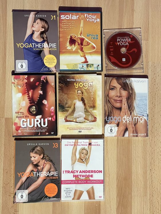 8 x Yoga DVD 📀 (Gebraucht) in Wengen für CHF 8 – mit Lieferung auf ...