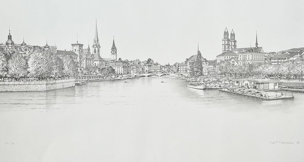 Karl Tanner Grosse Litho. Handsig. | Kaufen auf Ricardo