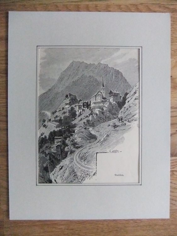 Stalden Wallis / Valais von J. Weber (Gebraucht) in St. Niklaus VS für CHF 11 – mit Lieferung ...
