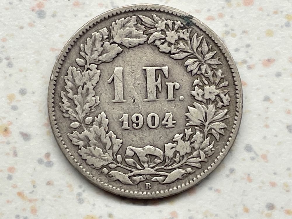 1904 1 Franken sehr selten (Gebraucht) in Winterthur für CHF 3.1 – mit Lieferung auf Ricardo kaufen