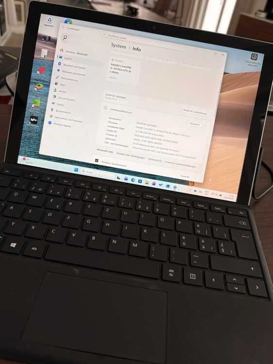 Microsoft Surface Pro 7, Intel i5, 16GB RAM - guter Zustand! (Gebraucht ...