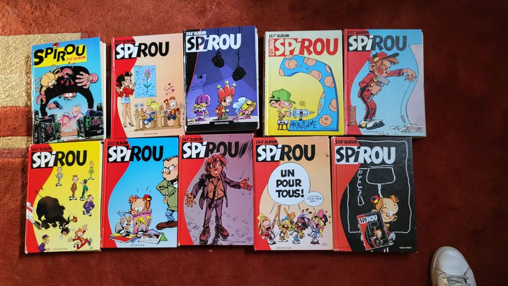 Lot de 11 livres de Spirou Magazines reliés (D'occasion) à Trélex pour CHF 75 – avec livraison ...