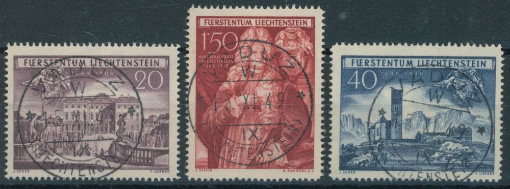 FL - 1949 - Unterland - Ersttag Voll Stempel ET (Gebraucht) in Schindellegi für CHF 250 – mit ...
