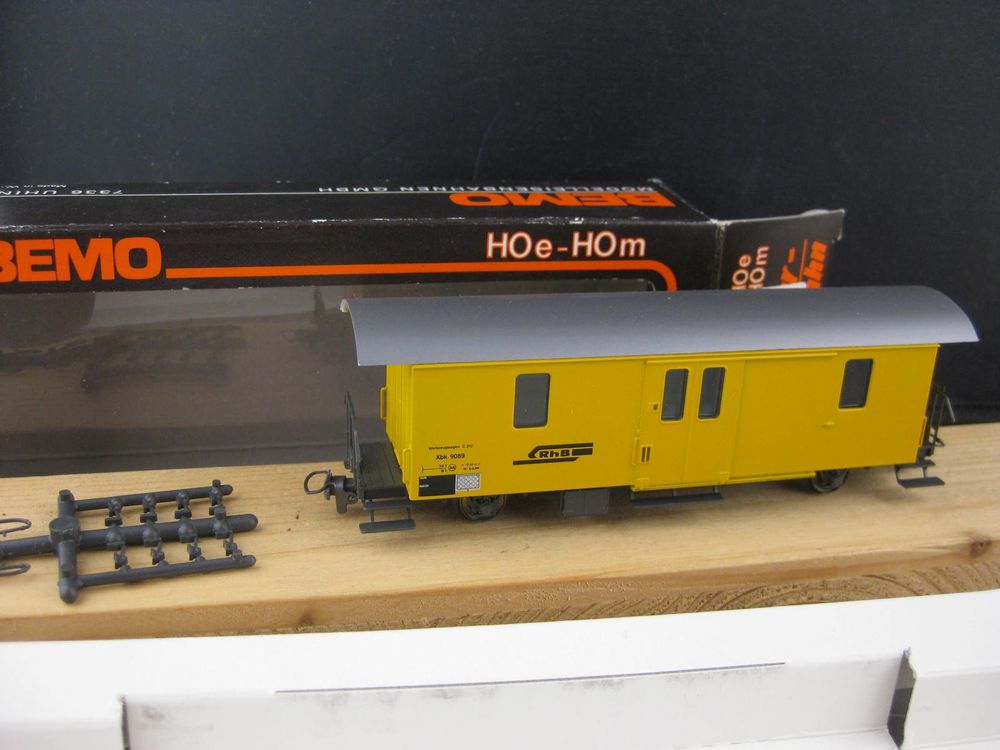 Bemo 2270 RhB Werkzeugwagen Xbk 9089 gelb, in OVP, . | Kaufen auf Ricardo
