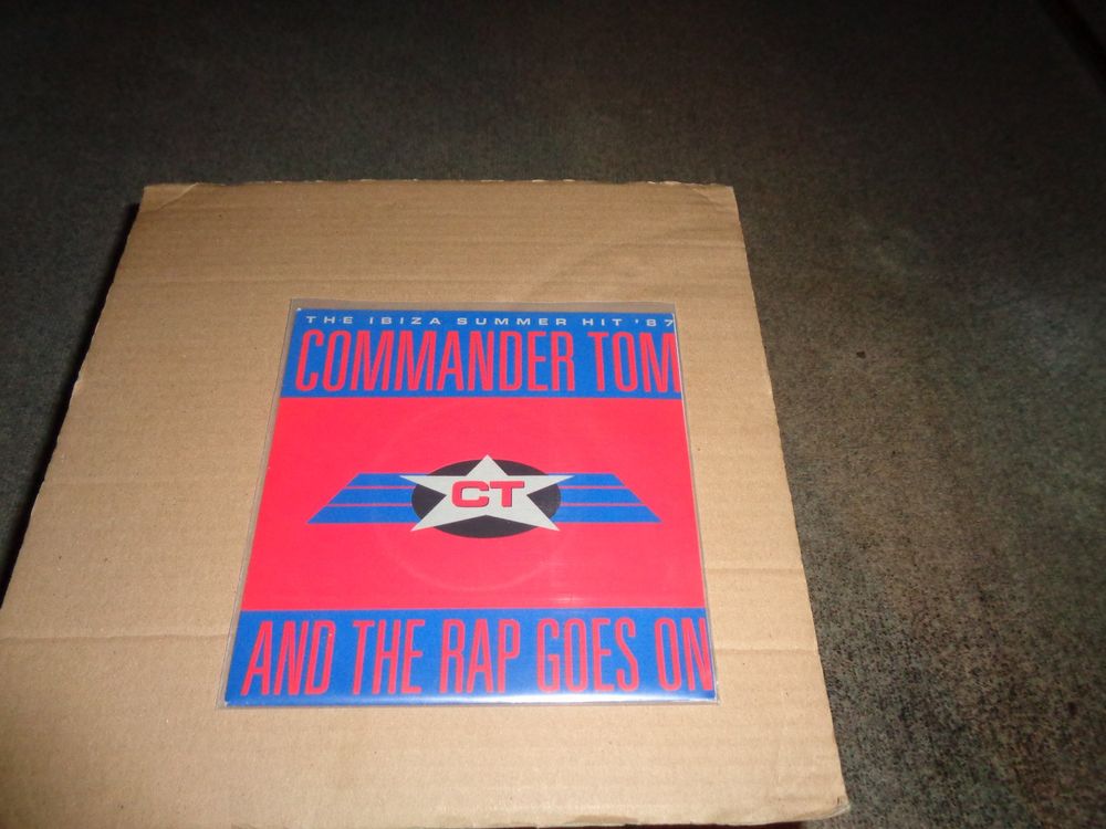 Commander Tom - And The Rap Goes On ( Singel1987) Techno (Neu (gemäss ...