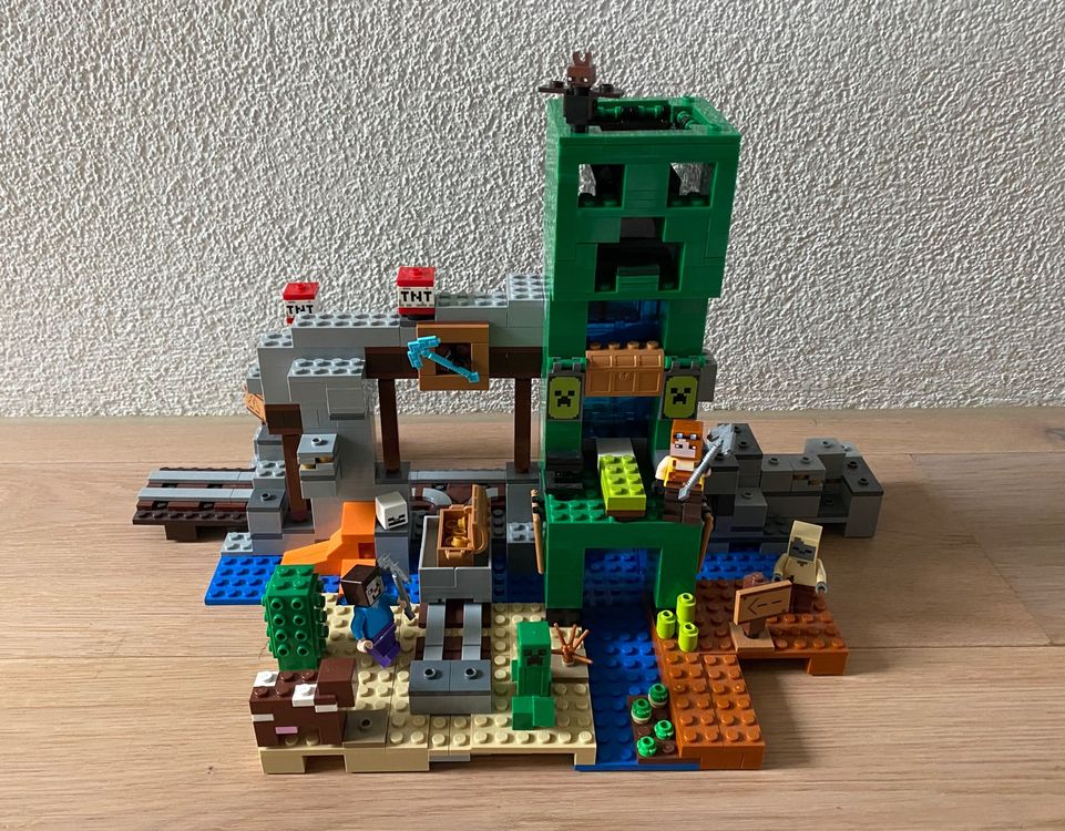 Lego 21155 Minecraft - Die Creeper Mine - komplett inkl. OVP (Gebraucht ...