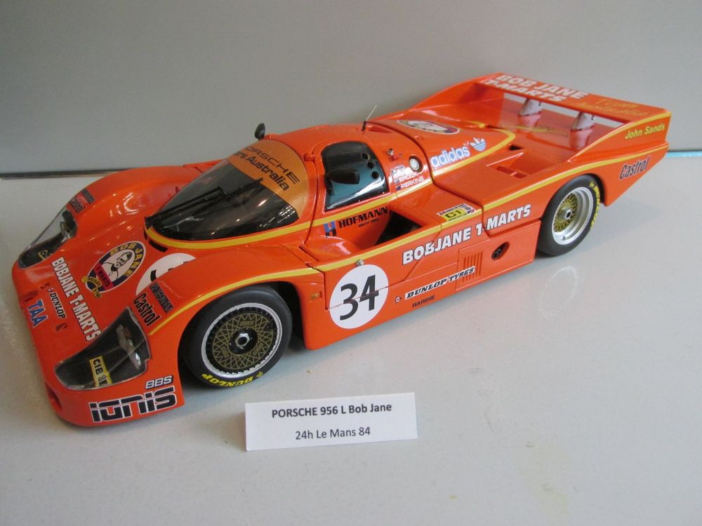 PORSCHE 956L #34 " BOB JANE " Silverstone 1984 MPA 1:18 OVP (Neu ...