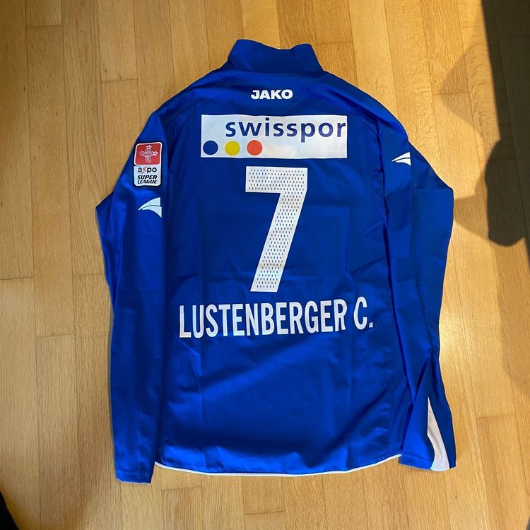 FC Luzern #7 C. Lustenberger Trikot Matchworn/Matchissue FCL | Kaufen ...