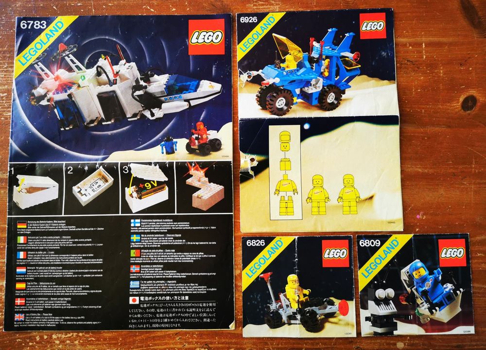 LEGO Classic Space Bauanleitungen 6783 6926 6826 6809 | Kaufen auf Ricardo