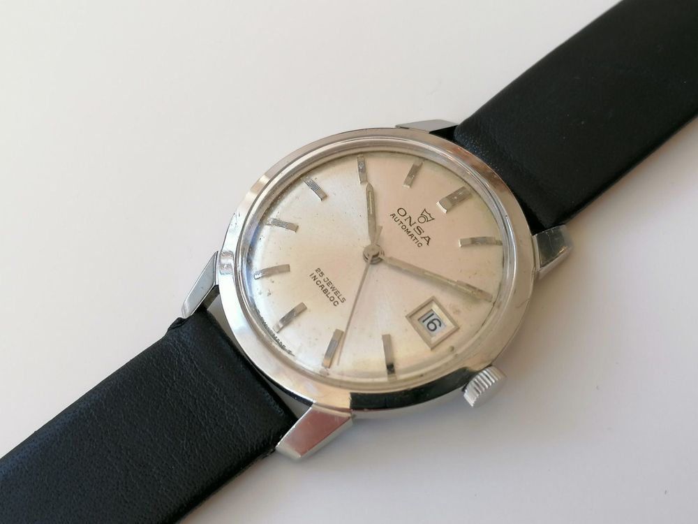 Onsa Automatic Date Vintage Herrenuhr | Kaufen auf Ricardo
