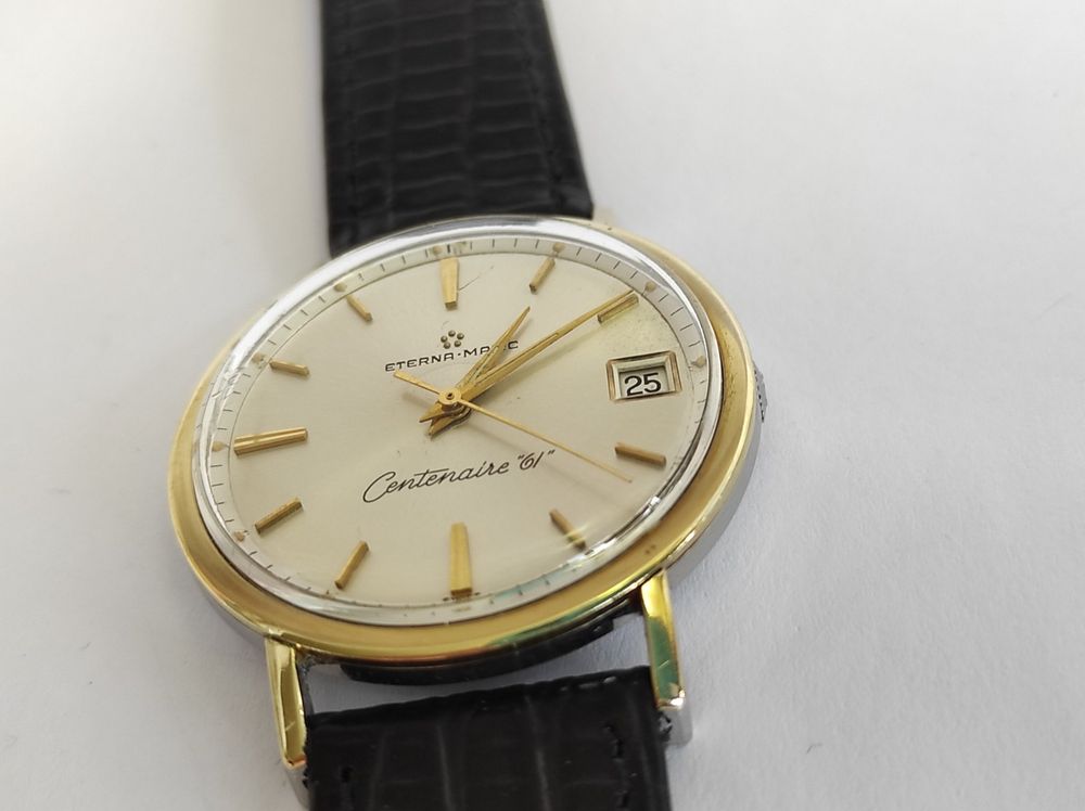 Eterna Matic Centenaire 61 auto-Goldcap mit Box, schön & RAR | Kaufen ...