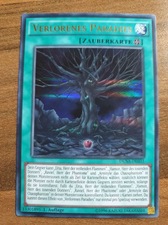 Yu-Gi-Oh! DUSA-DE031 Verlorenes Paradies Ultra Rare (Neu und originalverpackt) in Chur für CHF 1 ...