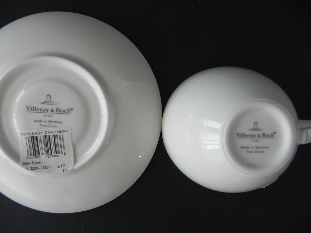 Tassensets * DUNE LINES * von Villeroy & Boch (Neu (gemäss Beschreibung ...