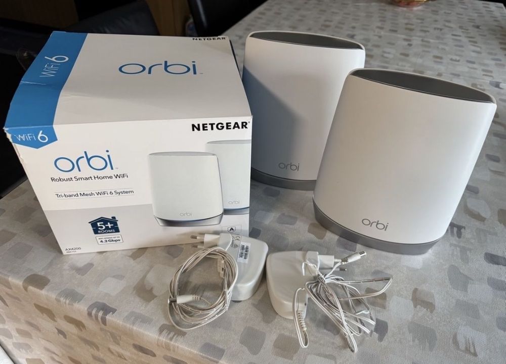 Netgear Orbi WiFi 6 AX4200 RBR750 Router + RBS750 Satellit (Gebraucht ...