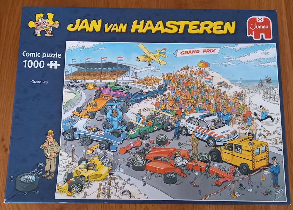 *JUMBO -1000 COMIC - PUZZLE - JAN VAN HAASTEREN* GRAND PRIX | Kaufen ...