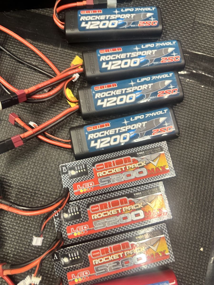 Batteries LiPo et NiMH diverses marques & capacités - Lot (D'occasion ...