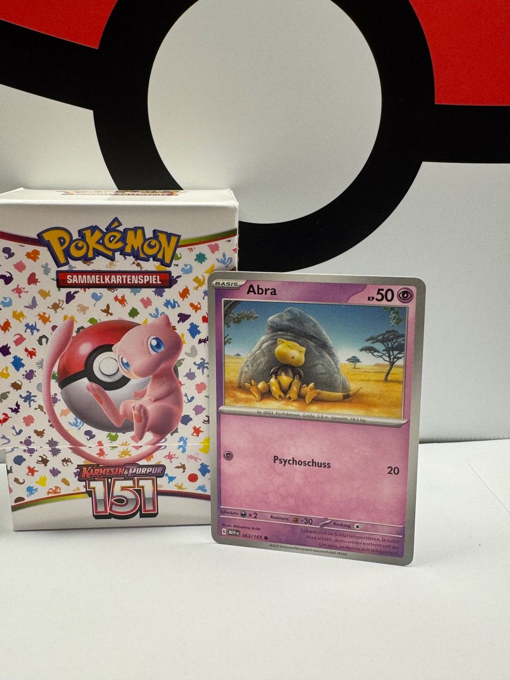🇩🇪 063/165 Abra – Pokémon 151 MEW (Neu (gemäss Beschreibung)) in St ...