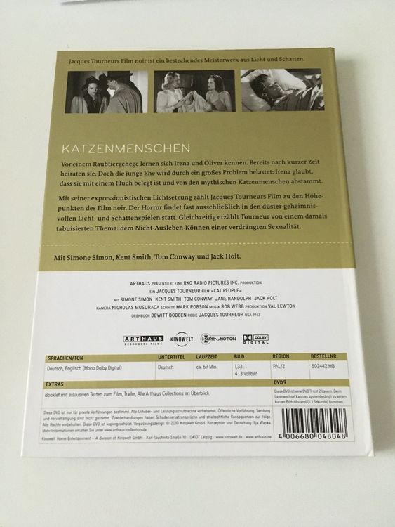 Katzenmenschen - Arthaus (DVD) Jacques Tourneur | Kaufen auf Ricardo