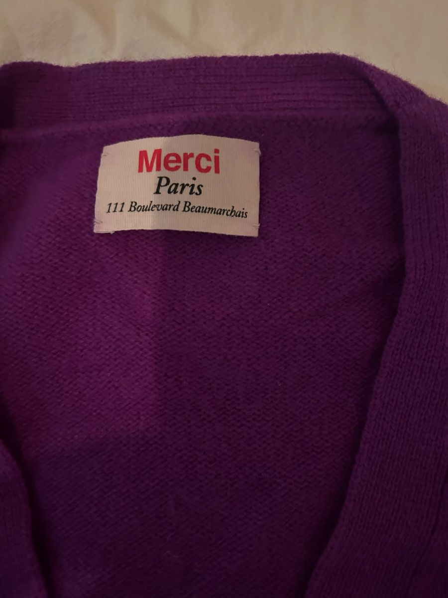 Cardigan du concept store « Merci Paris » en laine, t. M (D'occasion) à ...