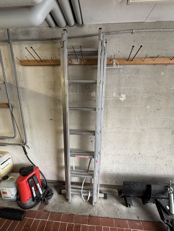 ALPE Alu-Schiebeleiter / Mehrzweckleiter 3x14 Sprossen (Gebraucht) in ...