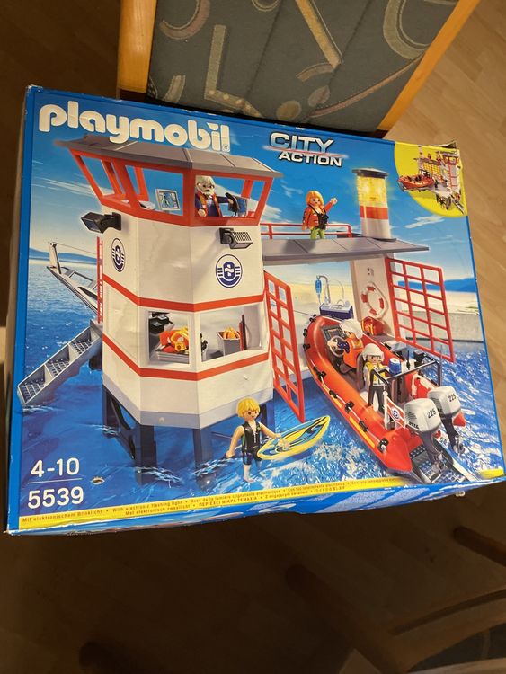 Meer-Rettung Baywatch mit Schnellboot Leuchtturm playmobil (Gebraucht) in Staffelbach für CHF 19 ...