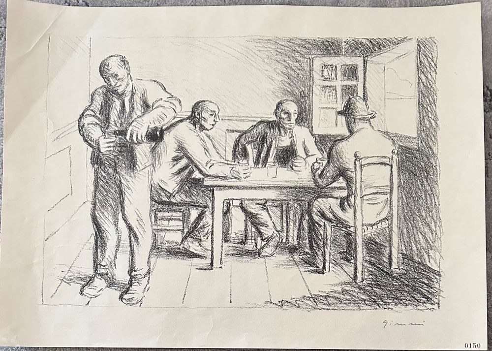 Wilhelm Gimmi (1886-1965) Litho Handsig (Gebraucht) in Hochdorf für CHF ...
