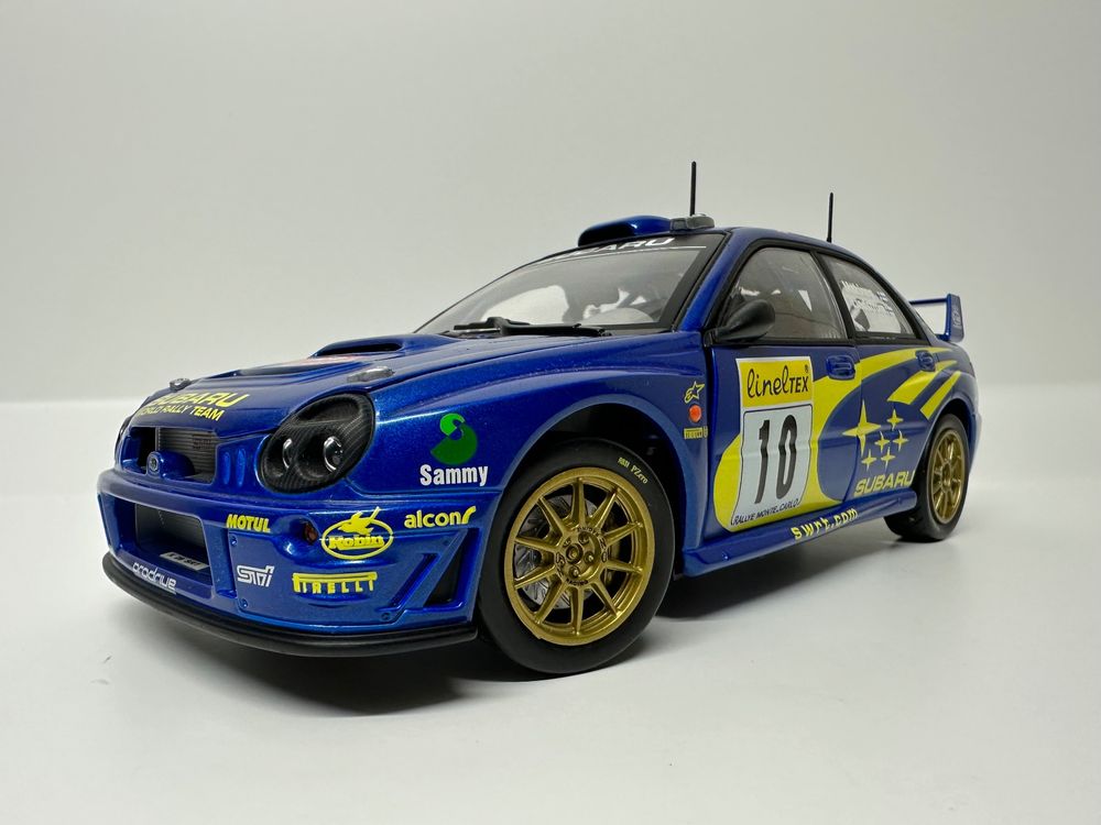 Subaru Impreza WRC (Bugeye) 1:18,Mäkinen,MonteCarlo, Solido (Gebraucht) in Strengelbach für CHF ...