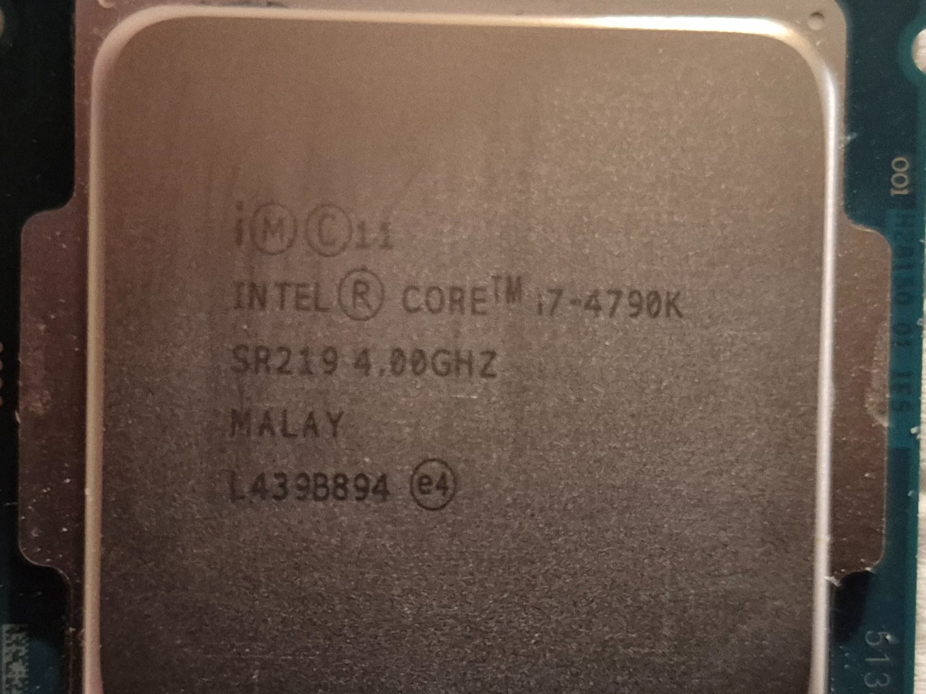 Intel core I7-4790K (Gebraucht) in Roggwil BE für CHF 20 – nur Abholung ...