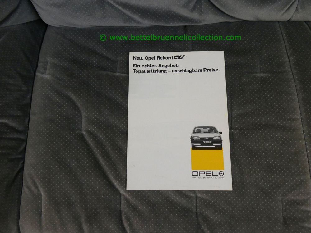 Opel Rekord E2 CLi 1986/02 Prospekt deutsch GM-Biel | Kaufen auf Ricardo