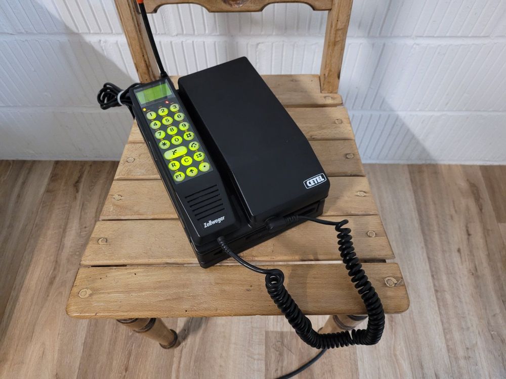 Natel C-CETEL Zellweger, 1985 Mobiles Auto Telefon m Zubehör (Gebraucht ...