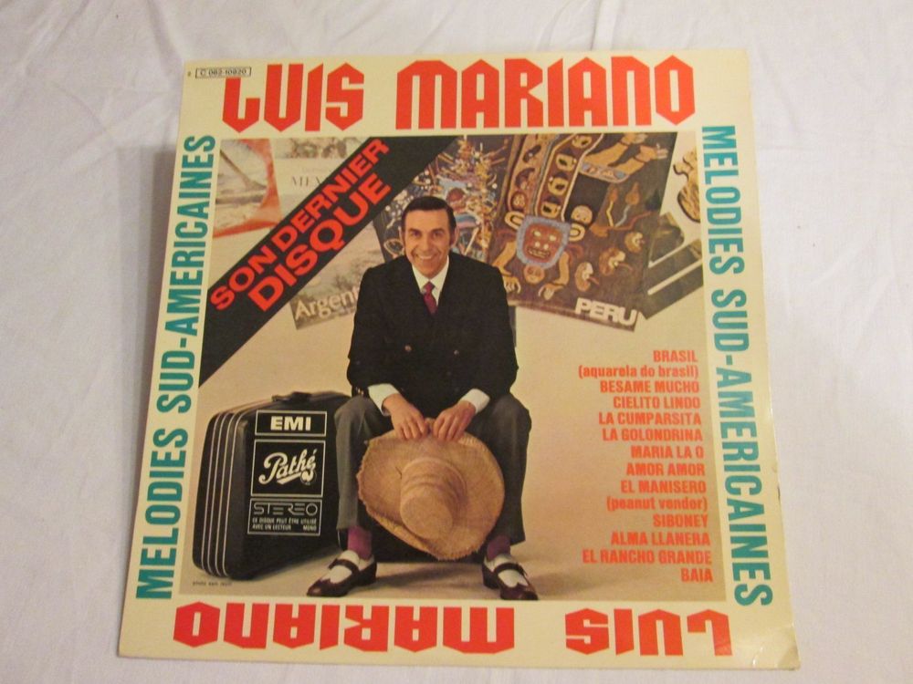 Luis Mariano - Melodies Sud-Américaines - Vinyle 33T (Gebraucht) in la ...