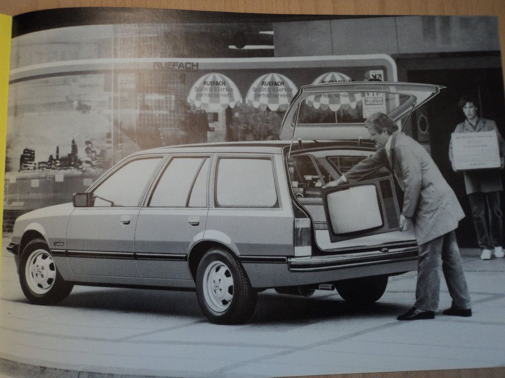 Prospekt Opel Rekord 2000 CL/E Sondermodell 1982 (Gebraucht) in ...