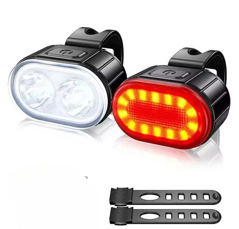 Velo LED Set Starke Fahrradlampe für dunkle Wintertage (Neu und ...