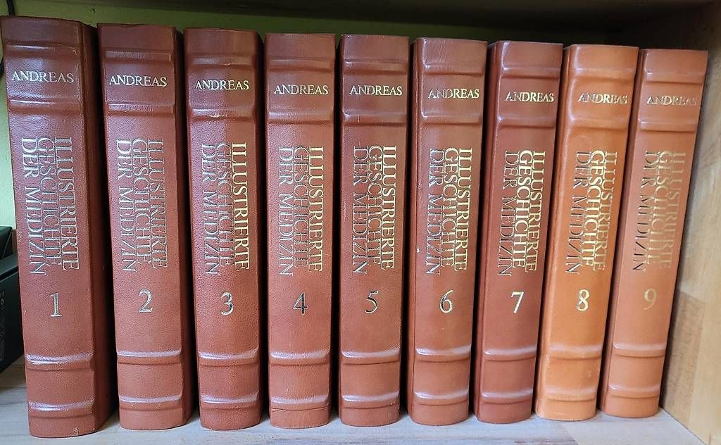 Bibliophile Kostbarkeit: Geschichte der Medizin in 9 Bänden (Gebraucht ...