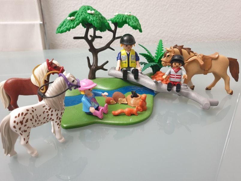 PLAYMOBIL Country 6947 - Pferde an Wasserstelle & Kleintiere (Neu ...