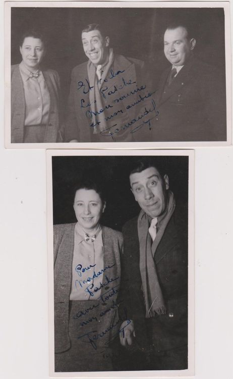 Fernandel - autographes ... 5 cartes | Kaufen auf Ricardo