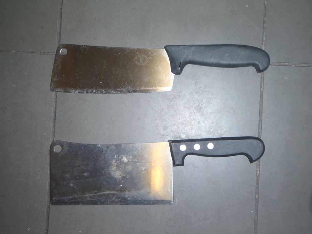 2x Hackmesser Fleischmesser Metzgerei Messer Set (Gebraucht) in Horgen ...