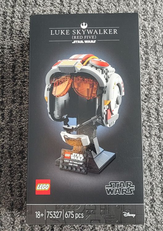 75327 - Lego Star Wars Luke Skywalker Red Five Helmet (Neu und ...