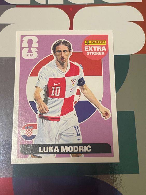 Panini WM 2026 Extra Sticker PINK - Luka Modrić (Neu (gemäss ...