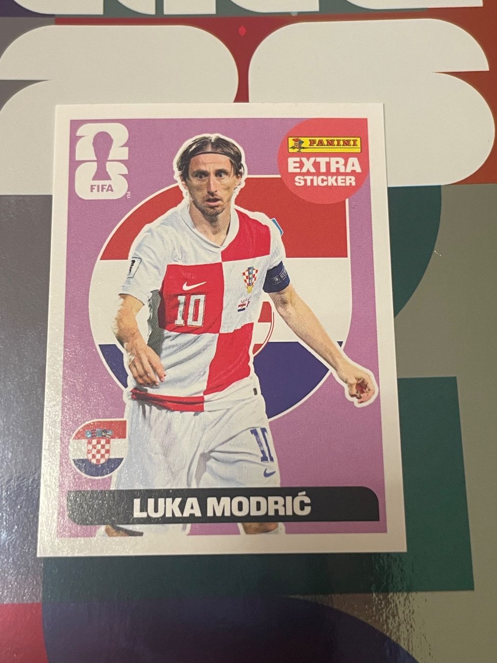 Panini WM 2026 Extra Sticker PINK - Luka Modrić (Neu (gemäss ...